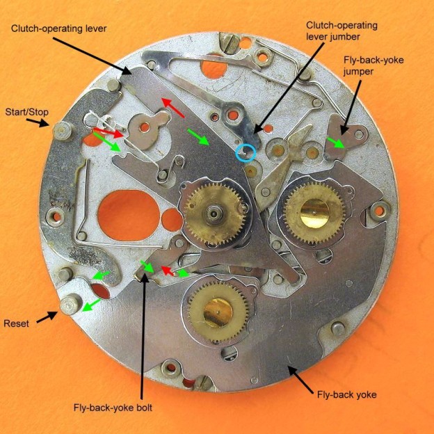 ESA 9210 Tuning Fork Chronograph Movement - Electric Watches